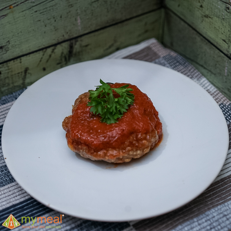 Beef Patty Steak BBQ Sauce • MyMeal Catering